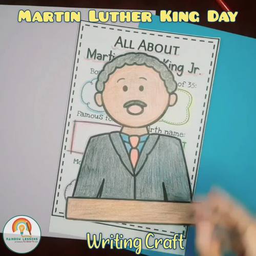 Martin Luther King Jr Activities | Dr. Martin Luther King Writing | MLK ...