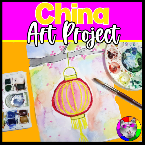 Chinese Lantern Art Lesson, Primary Art Project, Chinese Culture-Inspired