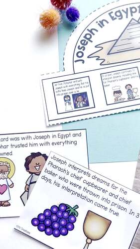 Joseph in Egypt Bible Activities for Sunday School Bible Lesson or ...