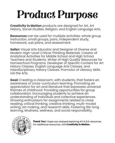 Research Paper: Analyzing a Painting - Art History - High School Visual ...