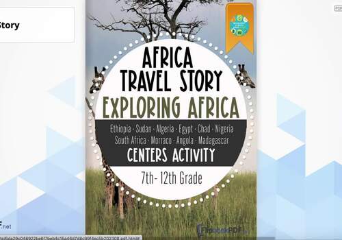 NEW! AFRICA GEOGRAPHY: AFRICA TRAVEL STORY — COOPERATIVE LEARNING CENTERS