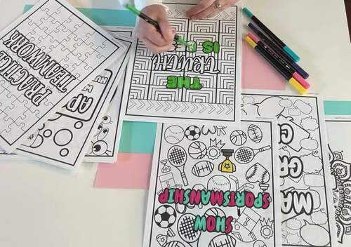 Manners & Life Skills for Middle School Students: 30 Coloring Pages