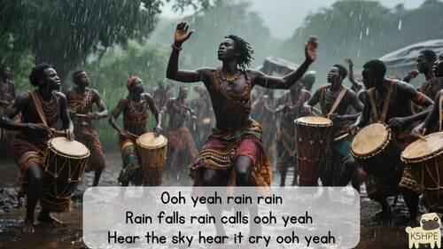 Music: Rain Dance Song Classroom Songs Reading Lyrics Sing-along ...