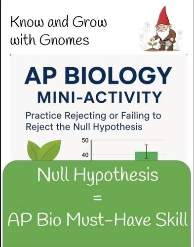 AP Biology Null Hypothesis Practice | Data Analysis & Exam Prep | TPT