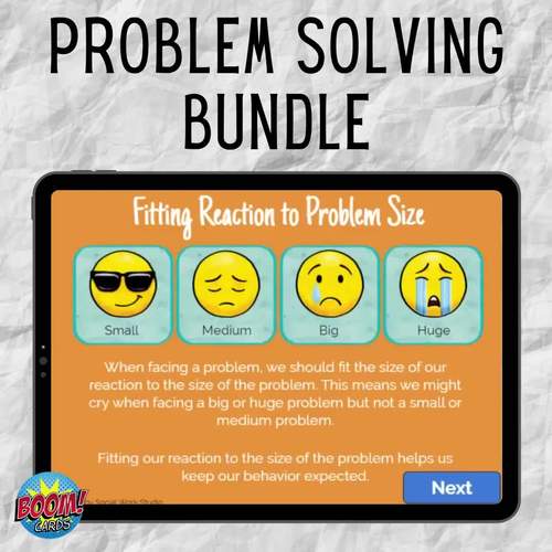 Problem Solving Bundle -- Boom Cards by Social Work Studio | TPT