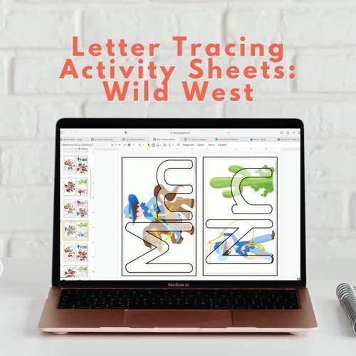 Letter Tracing Activity Sheets: Wild West by Teach for Mastery | TPT