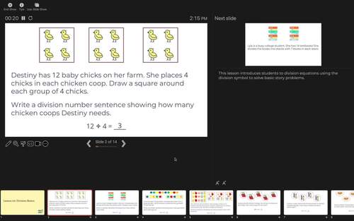 Division Basics 2nd & 3rd Grade - Mini Lesson #02 by Math on Point