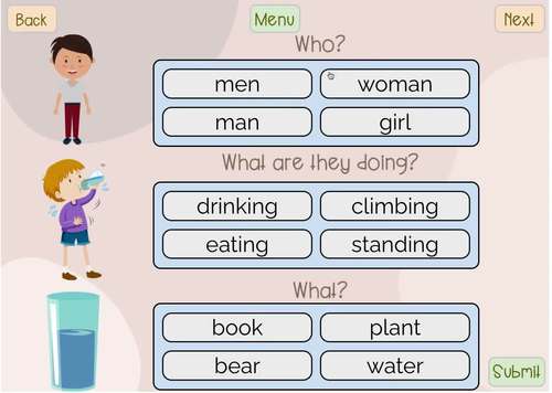 SVO Sentences: Subject-Verb-Object Boom Cards & Worksheets by The ...