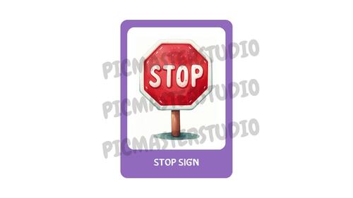 Road Signs Flashcards for Kids: Learn Safety and Signs! Fun ...