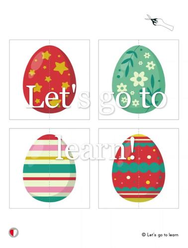 Easter Egg Matching Game, Matching Activity, Preschool Activity, Kids ...
