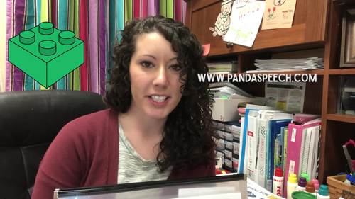 Earn Your Bricks Artic! A Speech Therapy Toy Companion by Panda Speech