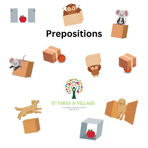 Prepositions -receptively and expressively identify location of noun to ...