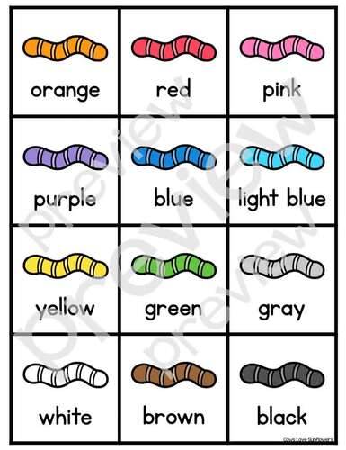 Chameleons Theme - Matching Colors Activity - Task Cards | TPT