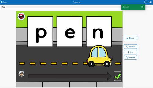 Read and Match Short E Words Blending Boom Cards™ by My Teaching Story