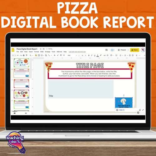 Text Features & Text Structures Pizza Digital Craftivity Nonfiction ...