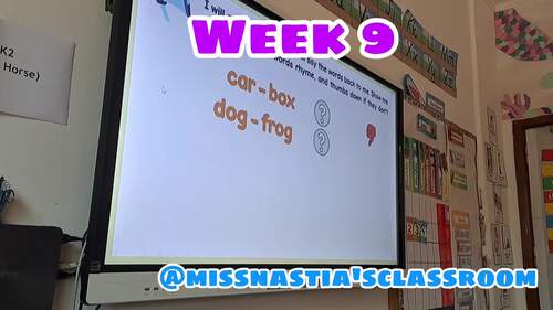 Phonological & Phonemic Awareness Interactive Lessons for Beginners/Week 9