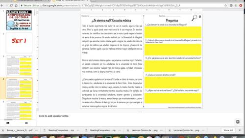 Reading Comprehension in Spanish for Fifth Grade - Lecturas para quinto ...