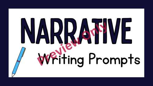 20 Weekly Narrative Writing Prompts by The MiddleVerse | TPT