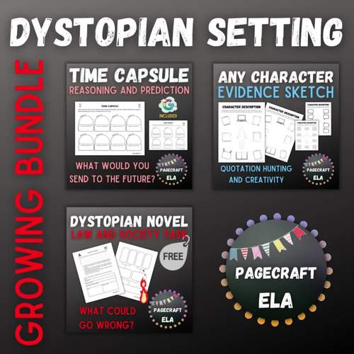 Dystopian Setting BUNDLE for Genre Novel and Short Story Study by ...