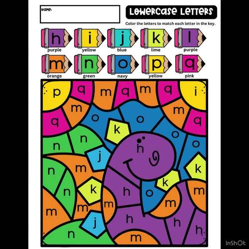 Dinosaur Themed Alphabet Lowercase Letters A-Z Activities | Kindergarten