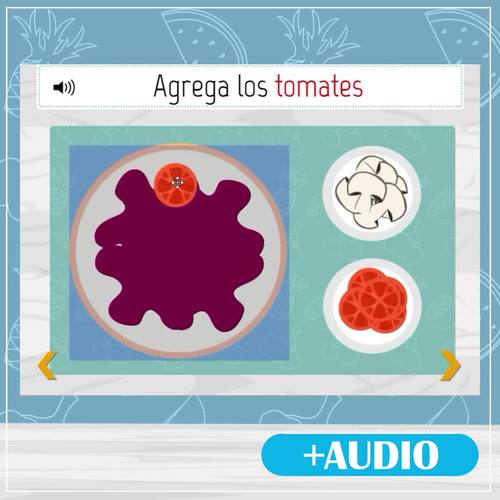 Boom Cards™ Spanish Lessons World Cuisine by TeachersMind | TpT
