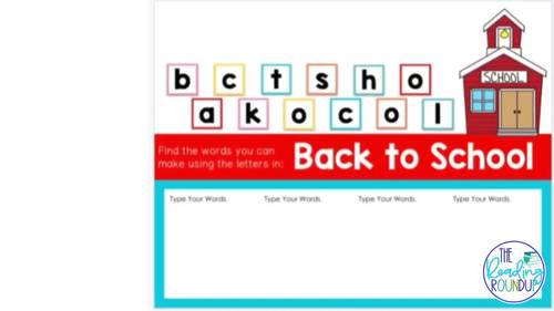 Making Words Center | Printable & Digital Distance Learning | TpT