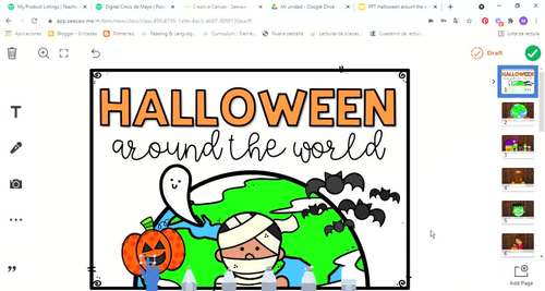 Digital HALLOWEEN AROUND THE WORLD | Google Slides | Seesaw | PPT by Ms ...