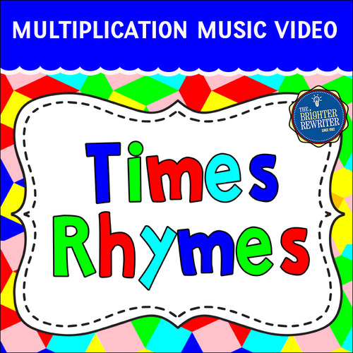 Multiplication Rhymes Music Video - Facts Practice Song Activity