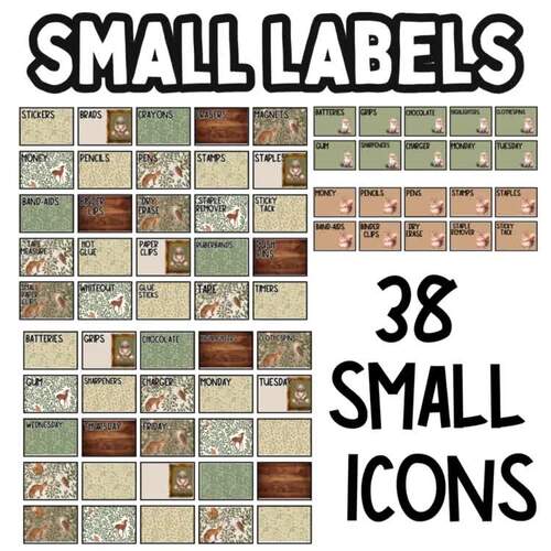 Woodlands Teacher Toolbox Labels, Editable Templates Included l ...