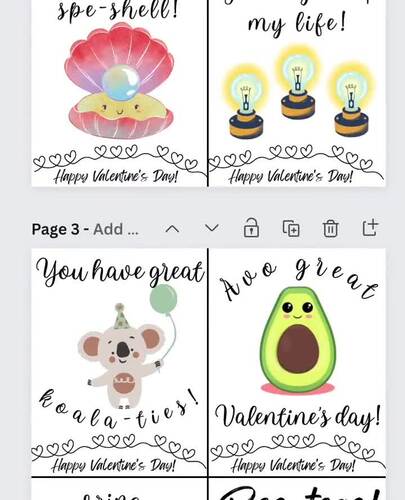 Valentine Punny Cards/Tags for Students, Staff or Family - Printable