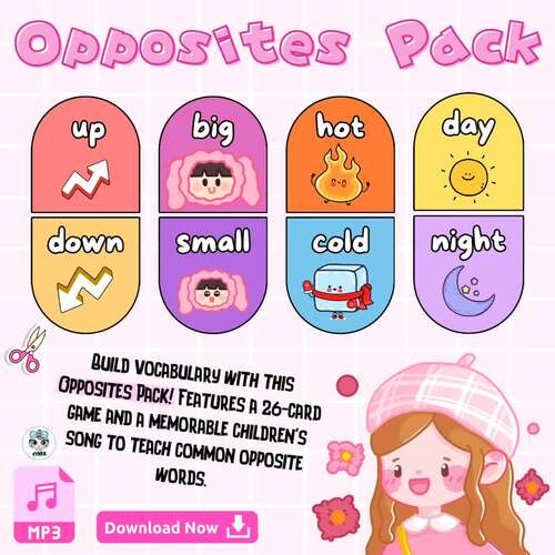 Opposites Pack by ABC KidZone | TPT