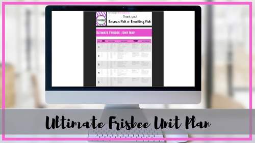 Physical Education Ultimate Frisbee Unit and Lesson Plans Grades 5 - 12 ...