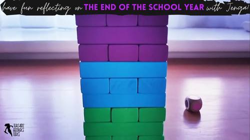 End of Year Reflection Game with Tumbling Tower Blocks | Fun ...