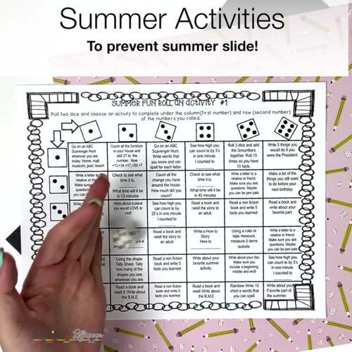 First Grade Summer Packet | End of the Year Activities | TPT