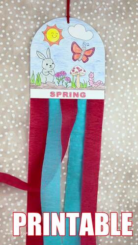 Spring Craft - Coloring Activity - Bulletin Board Decoration by Non-Toy ...