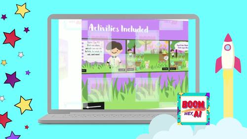 Easter BOOM CARDS Speech Therapy Making Inferences Interactive Picture ...