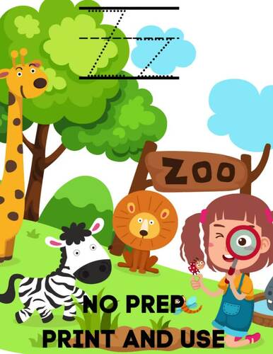 ABC Adventures: Explore & Learn with Activities for Every Letter! Zz