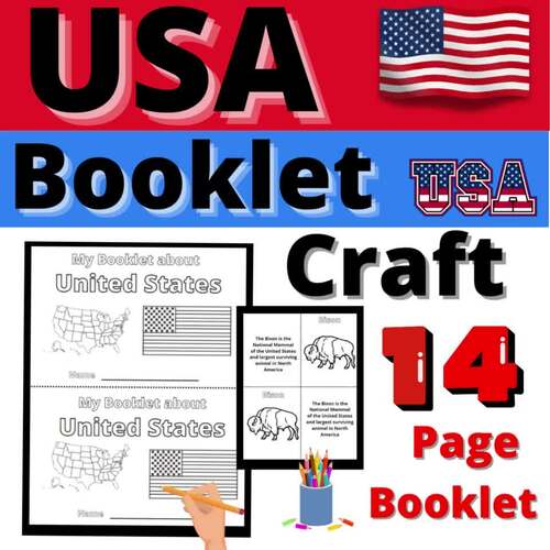 United States Booklet Activities USA Resource Facts Veterans Memorial Day