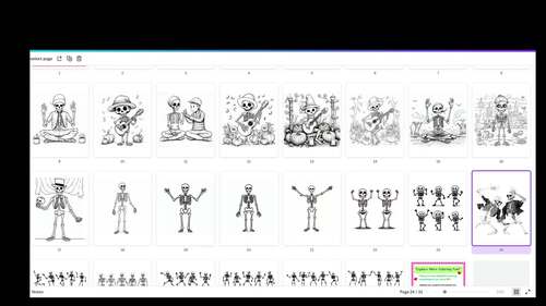 Skeleton Coloring Pages - 25 Exciting Worksheets for Creative Exploration!