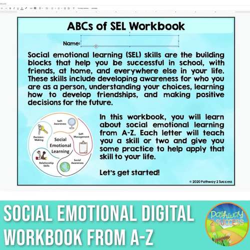 Social Emotional Learning Digital Workbook MEGA BUNDLE for Google Slides