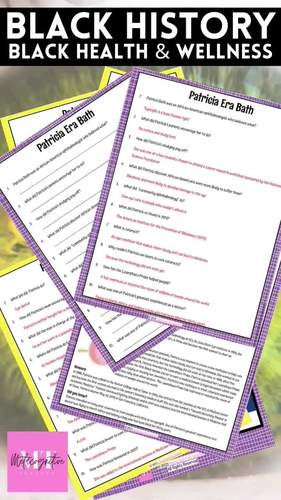 Black History Reading Comprehension Worksheets Bundle - Women's History