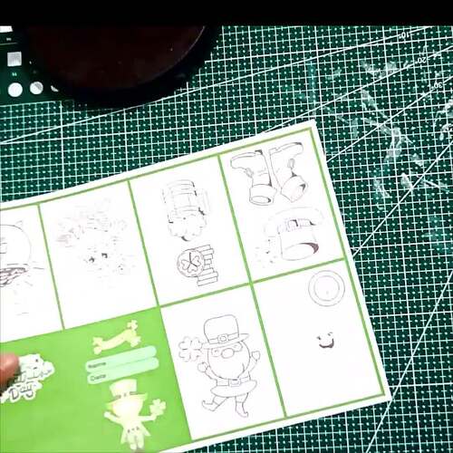 Mini St. Patrick's Day Picture Book: Folding Worksheet by FlufflyShipShop