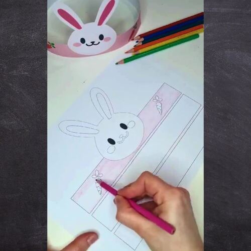 Easter Bunny Hats - Easy Paper Craft for Spring -Ready to Use ...