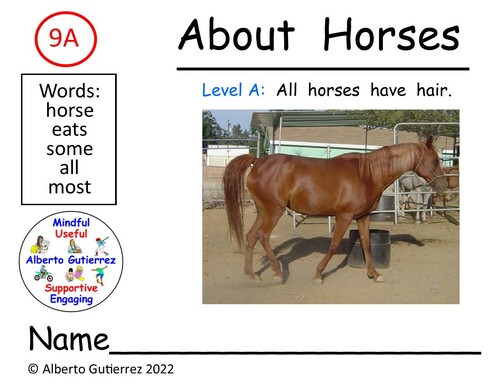 Read Aloud Video About Horses 9a By Alberto Gutierrez Tpt