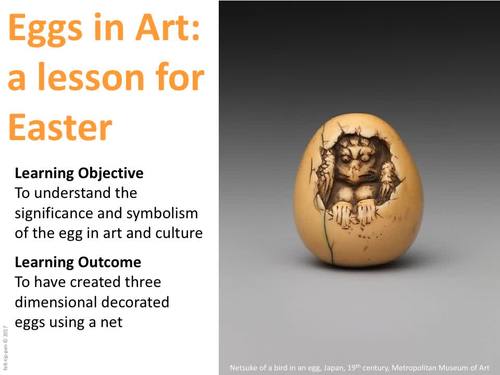 Easter Egg Art and Maths lesson: spring themed decorated egg net! by ...