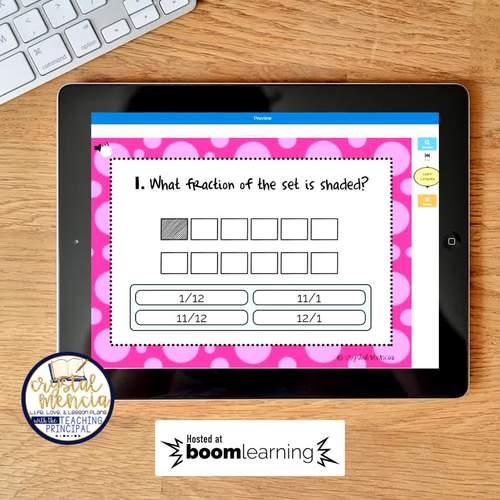 2G3 Partition Shapes Into 2, 3, & 4 Equal Parts Boom Cards™ | Digital ...