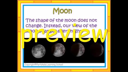 Phases of the Moon – Information slides, Task and Activity slides ...
