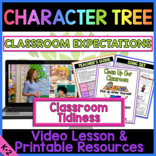 Classroom Tidiness Character Education Video Lesson by The Primary Pal