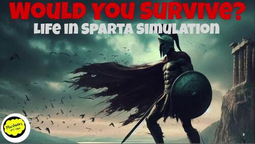 Daily Life in Sparta Interactive Simulation Activity (Ancient Greece)