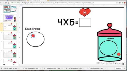 Multiplication - Equal Groups and Arrays - Digital and Print ...